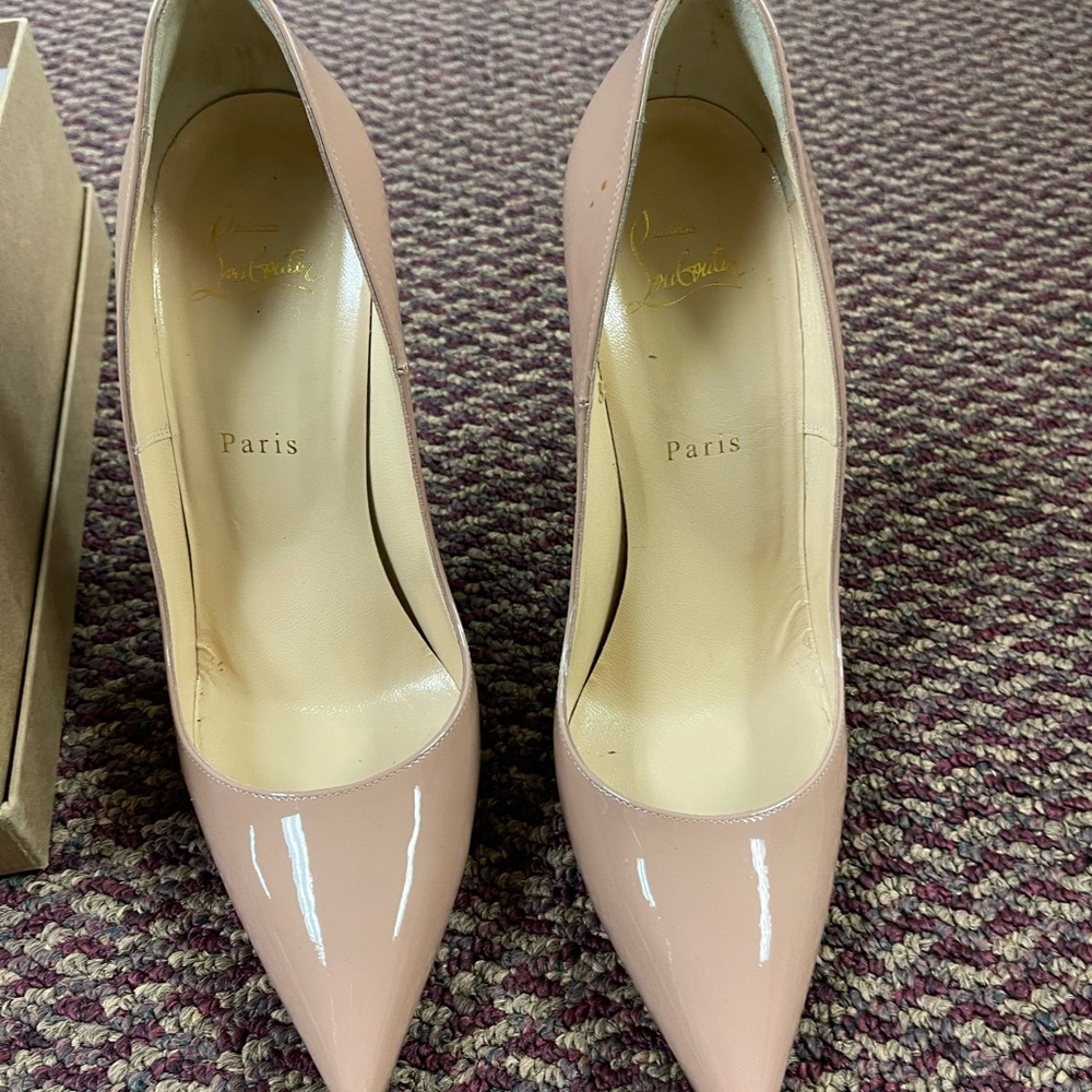 Christian Louboutin So Kate 120 Tan - Gem